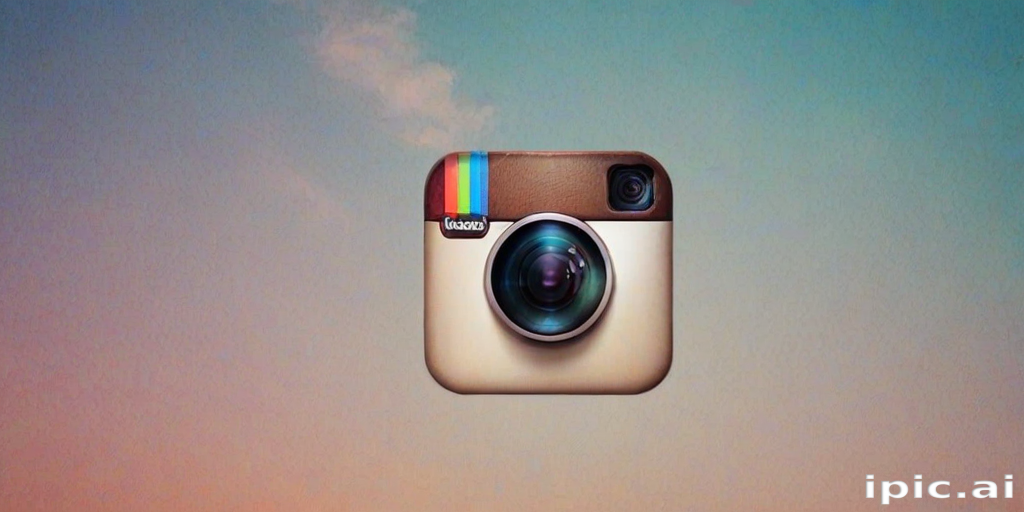 Creative Visual Representation of the Iconic Instagram Logo Against a ...