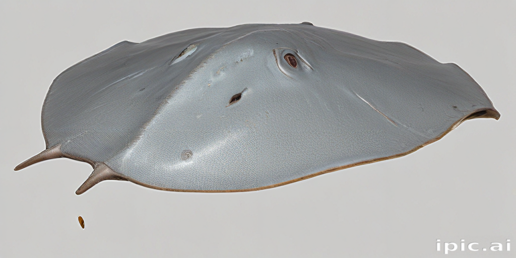 The Unique and Fascinating Appearance of a Smooth Skate Fish Species