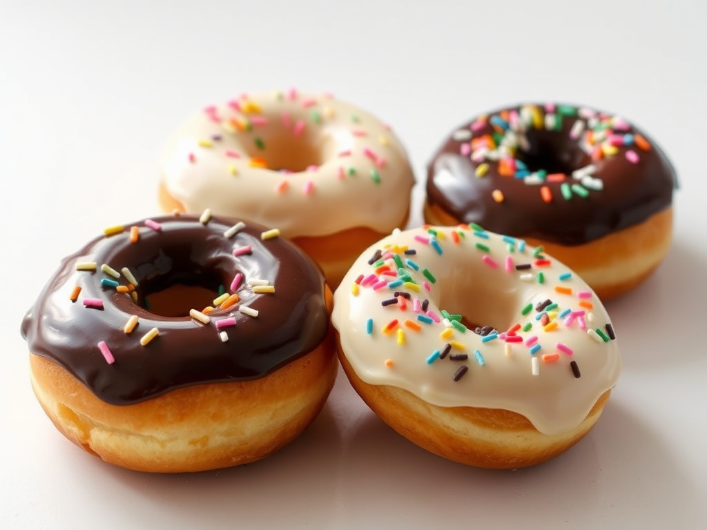 Delicious Assortment of Colorful Donuts Topped with Sweet Icing and ...