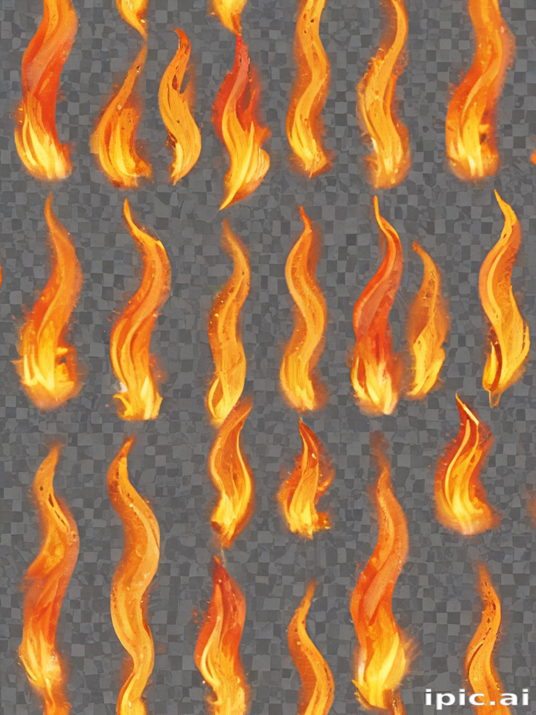 Collection of Vibrant Flame Designs for Creative Graphic Projects and ...