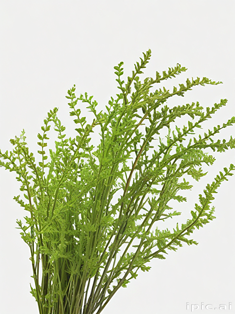 Fresh and Lush Green Herbs Displayed in a Simple Arrangement