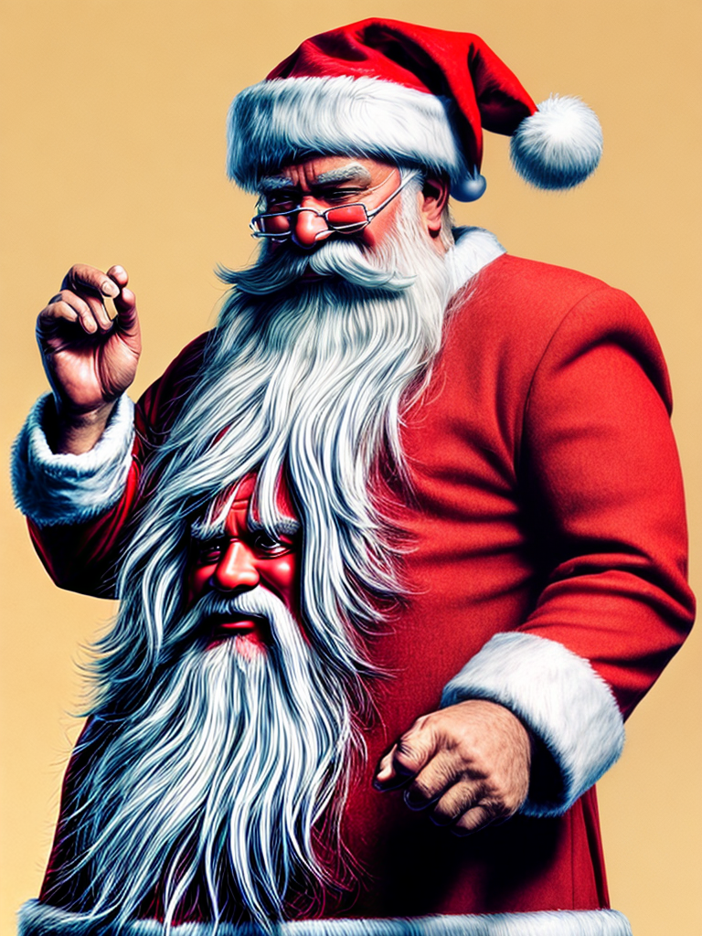 santa claus is sick