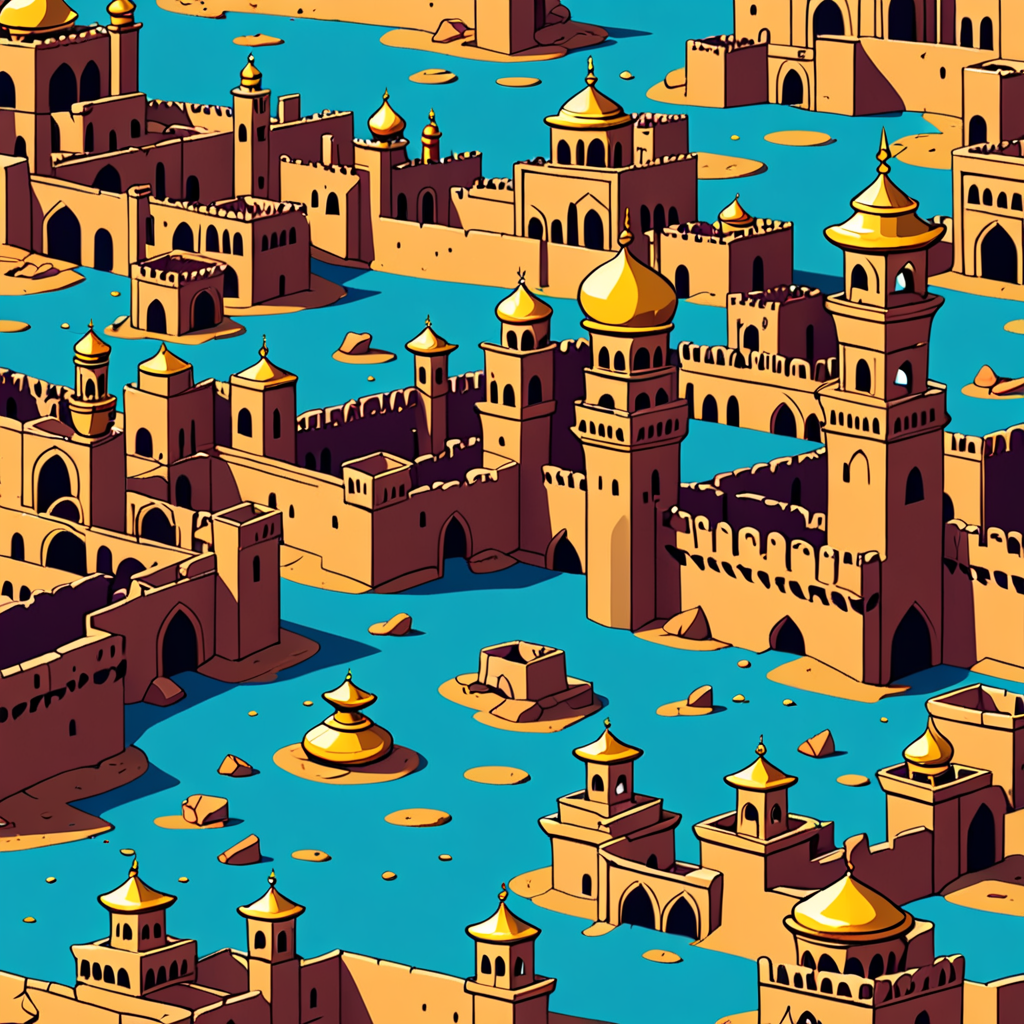 A waste land near the outer wall of the city of Agrabah from the ...