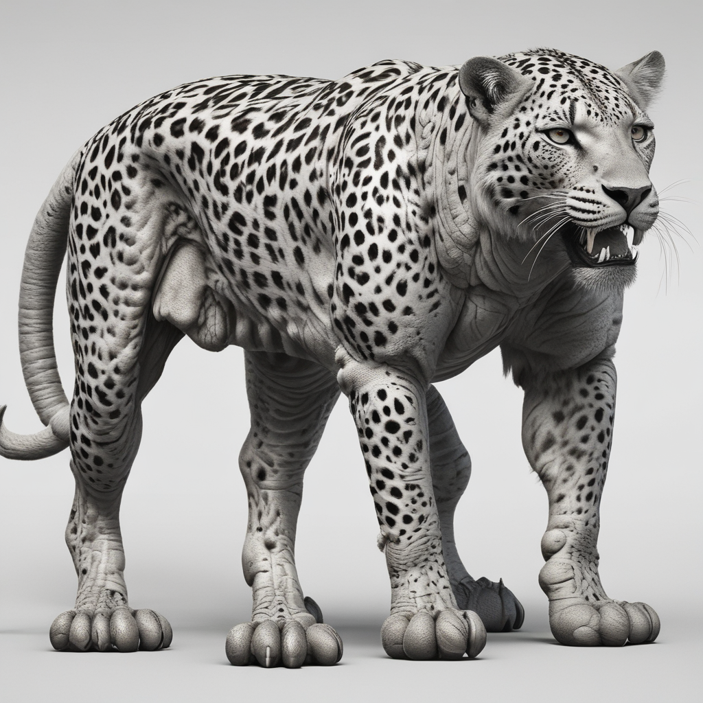 Combining concept offroad animal with leopard, leopard elements ...