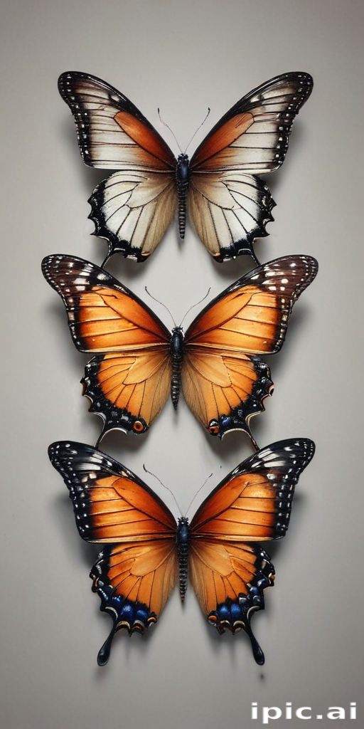 Stunning Display of Colorful Butterflies Showcasing Nature's Artistic ...