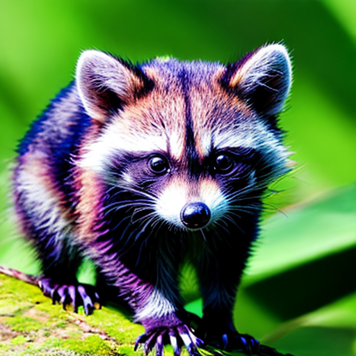 super cute racoon