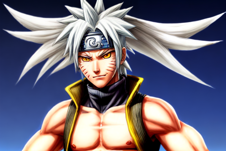 white haired naruto kitsune anime