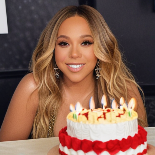 Mariah Carey saying happy birthday