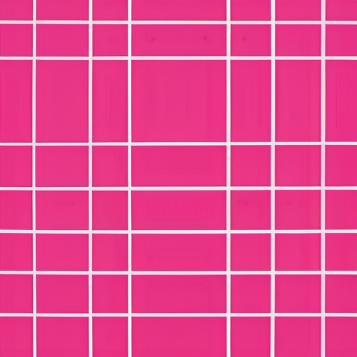 Vibrant Pink Grid Pattern with White Lines Creating a Modern Design
