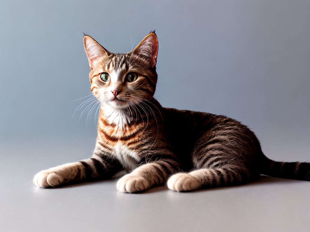 Cat with paws covering ears