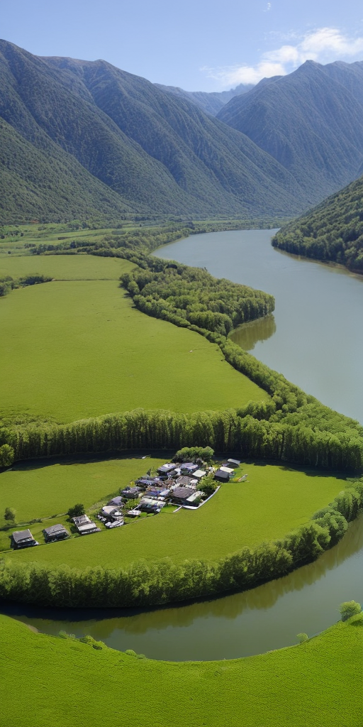 Book village on the banks of wullar lake