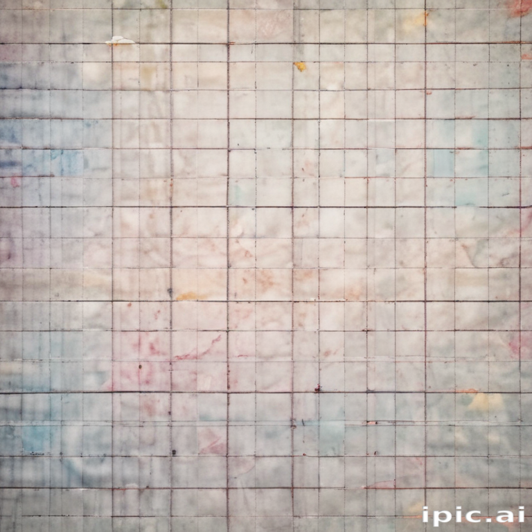 Abstract Grid Pattern with Subtle Color Variations and Textured Background