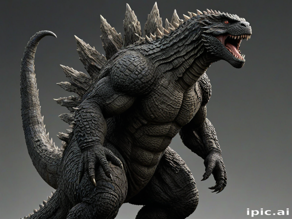 Majestic and Fearsome Creature: A Detailed Representation of a ...