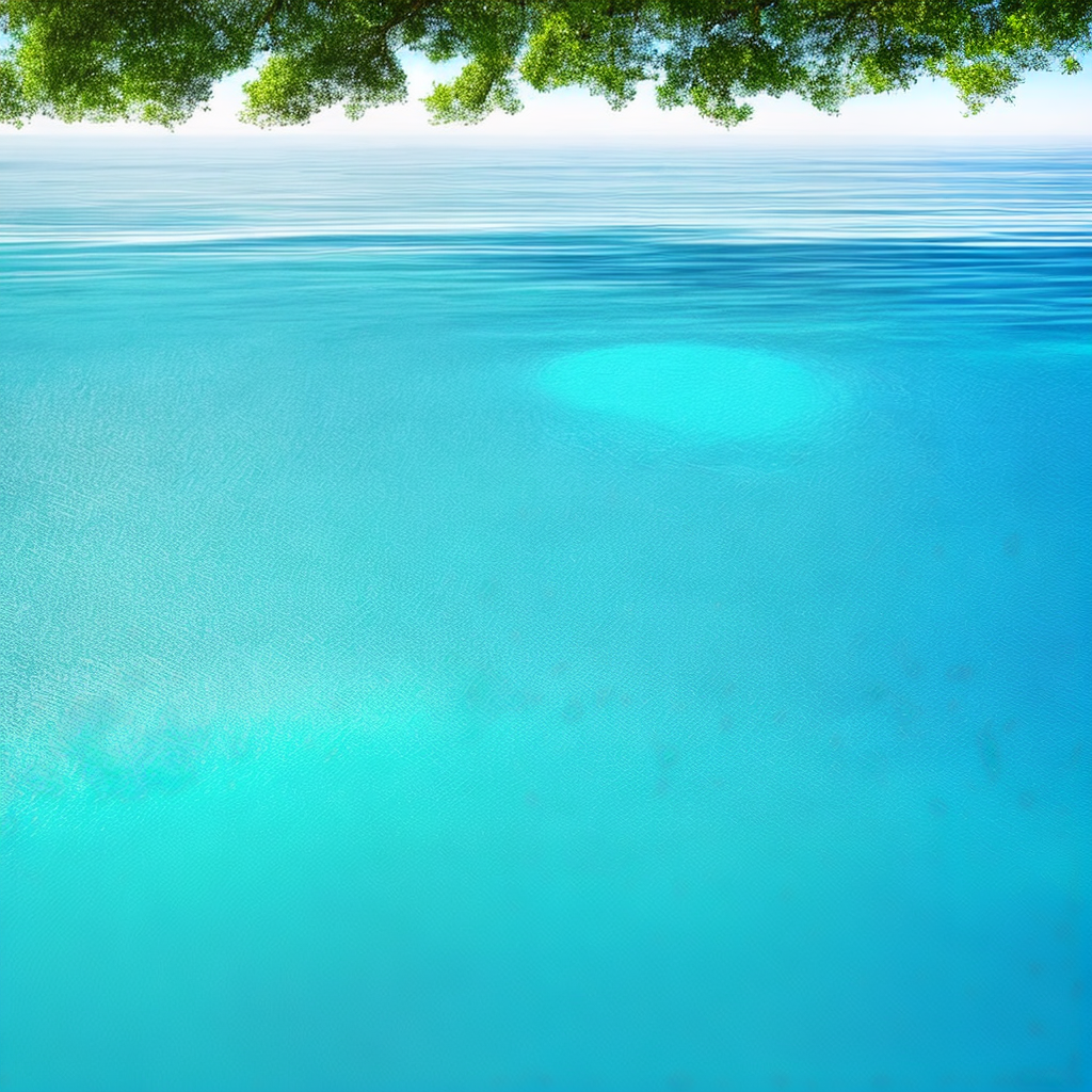 Cerulean Depths, Azure Expanse, Sky Blue, Peaceful Blue, Clear Day - A ...