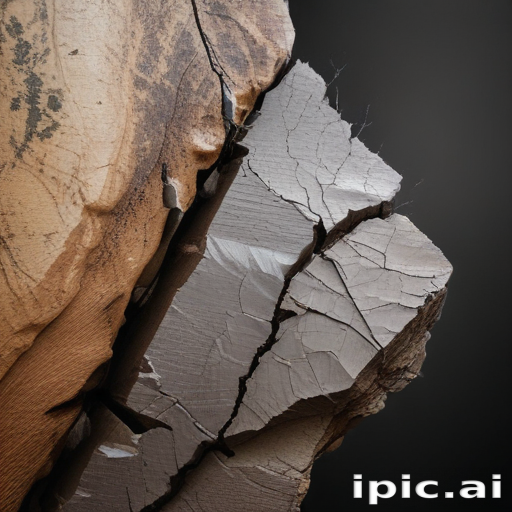 Intricate Details of Split Wood Showcasing Natural Textures and Patterns