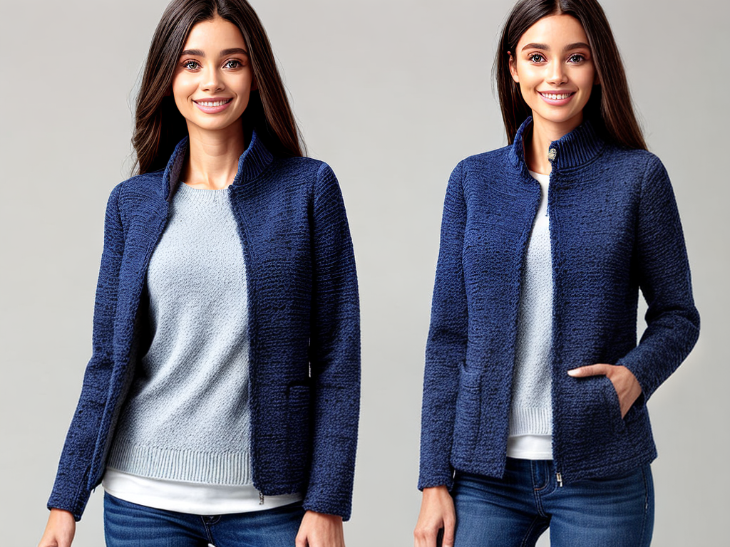 knitted women's jacket