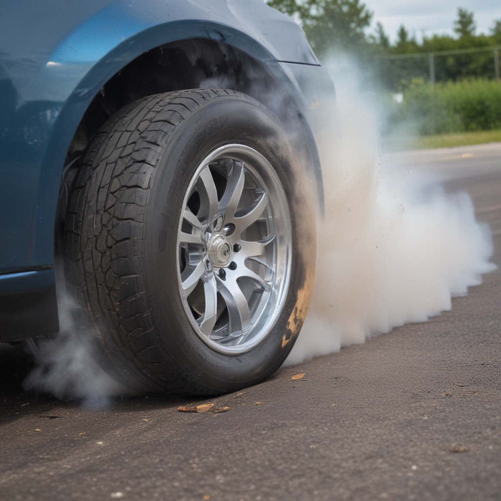 Wheel burnout