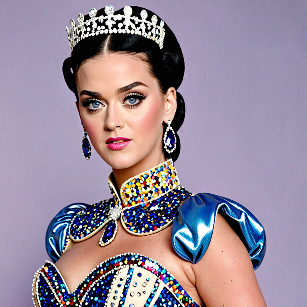 Katy perry, snow white, shiny lether