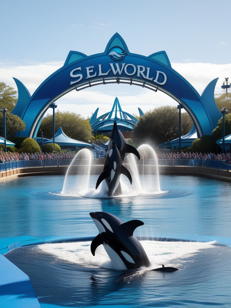 Exciting Orca Performance at SeaWorld Captivates Thrilled Audience ...