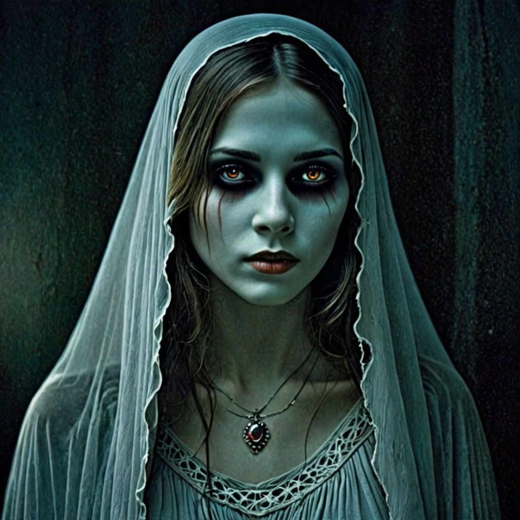 very scar beautiful ghost girl pic