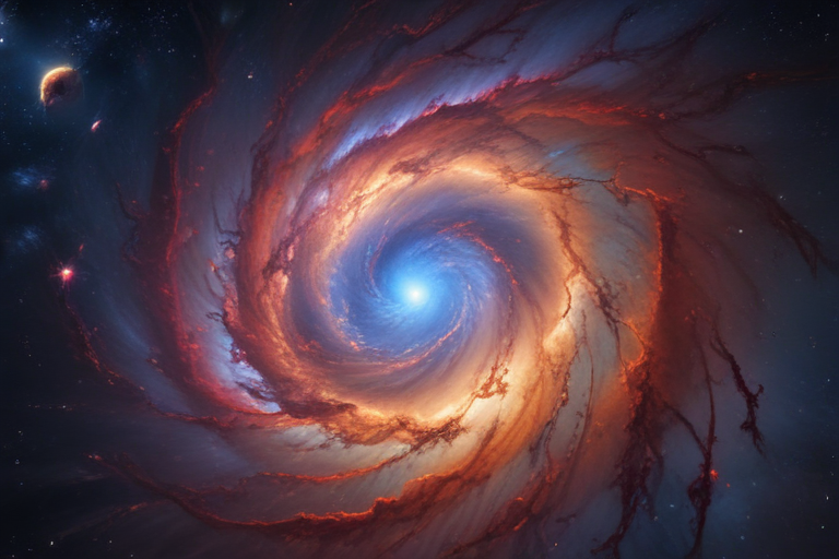 Majestic Cosmic Swirl: A Stunning Glimpse into the Universe's Beauty