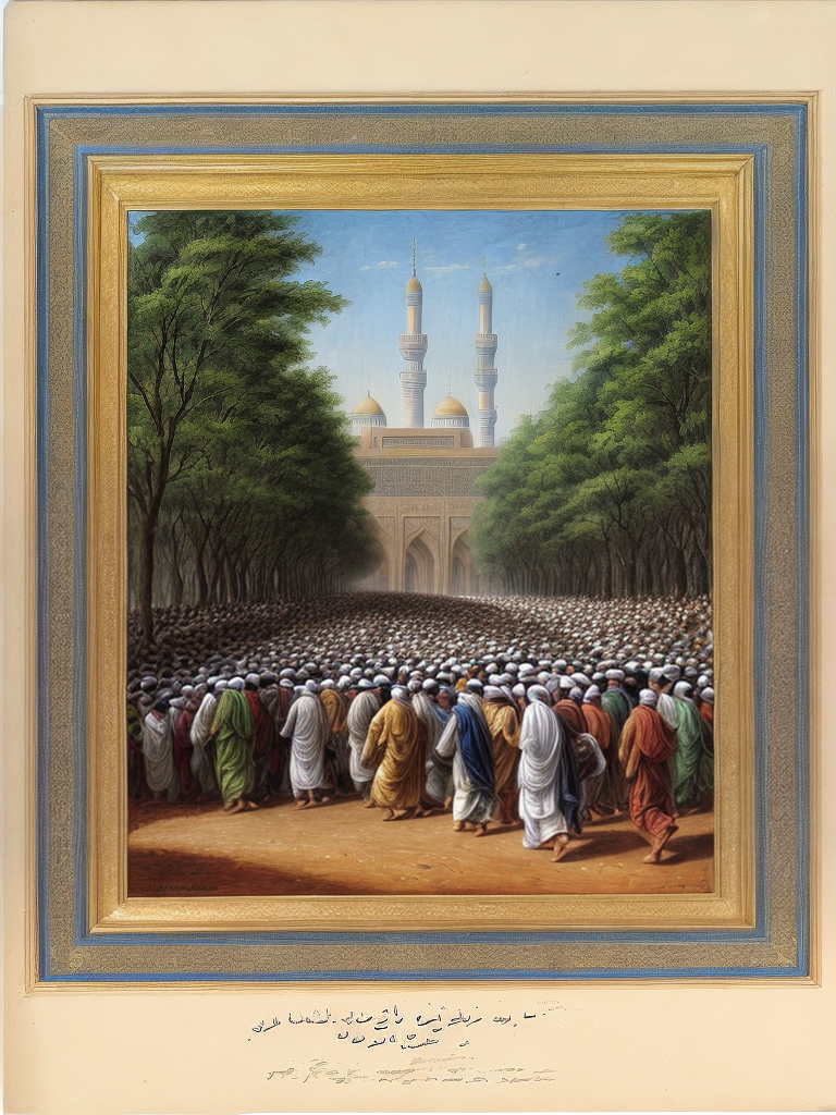 The migration of the Prophet from Mecca to Medina