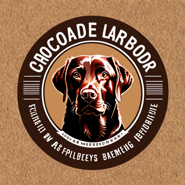 chocolate labrador brewing logo