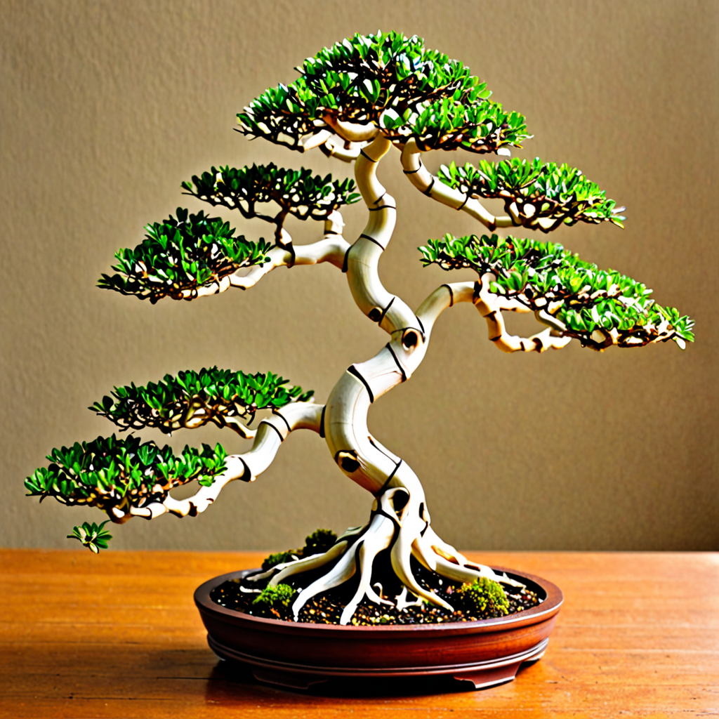 Bonsai Tree Made Out Of Bones
