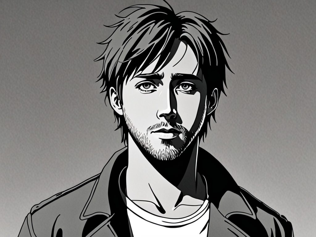 manga, anime, ghibli, light, ryan gosling, 2d, ghost in a shell, death ...