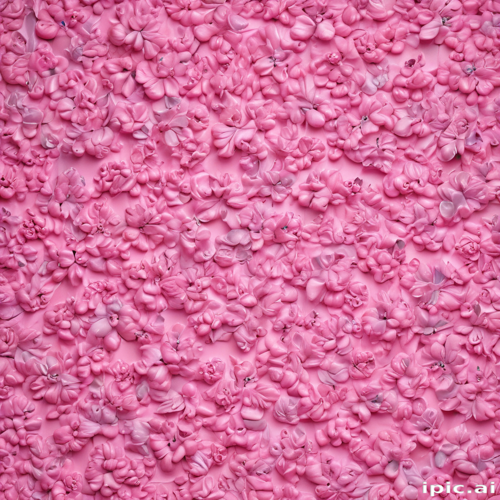 A Vibrant Display of Soft Pink Flowers Creating a Textured Background.