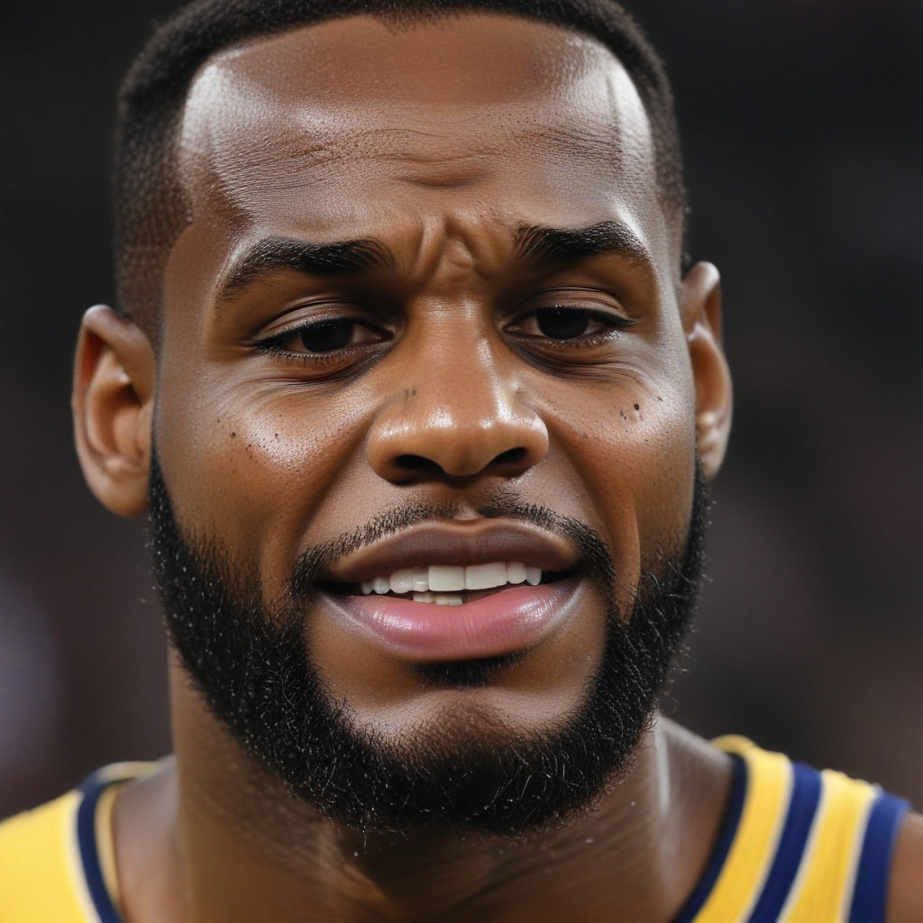 Lebron James Crying