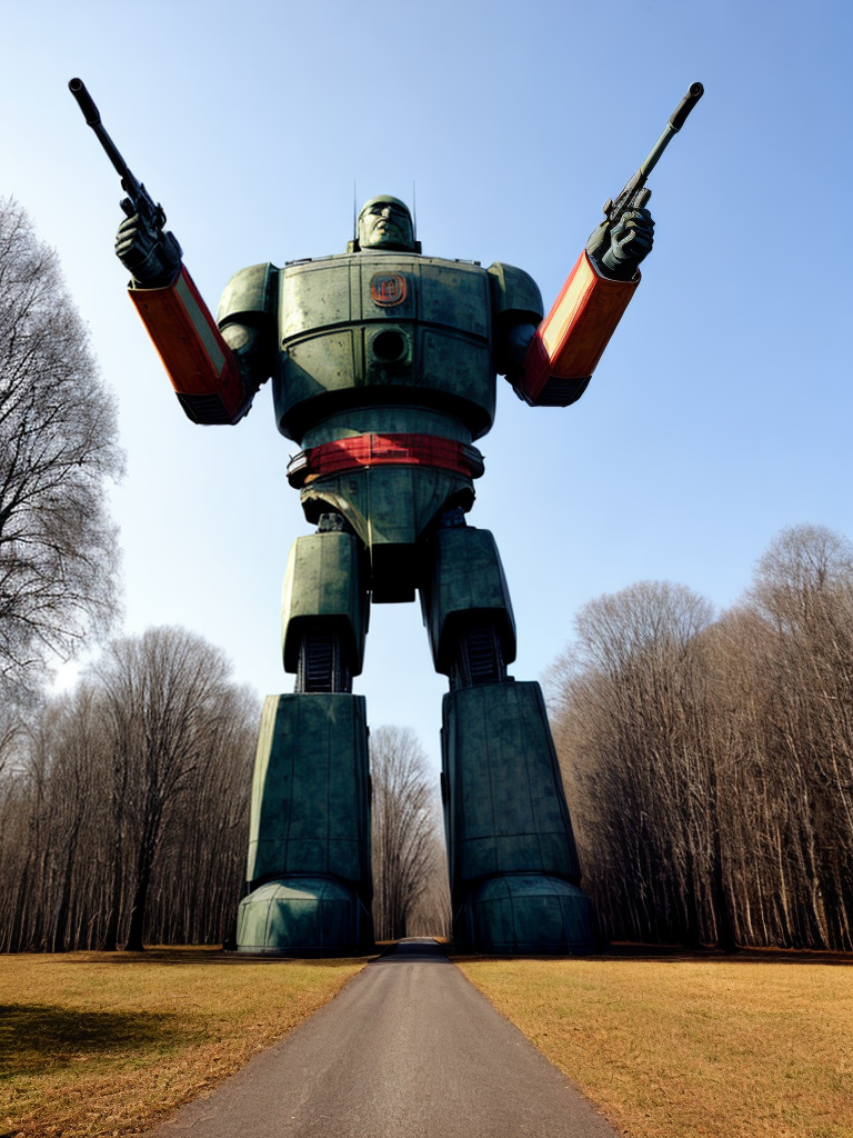 A giant Russian war robot with Stalin’s head