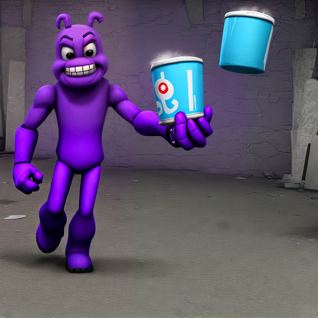 The Purple Guy character from Five Nights At Freddy's universe ...