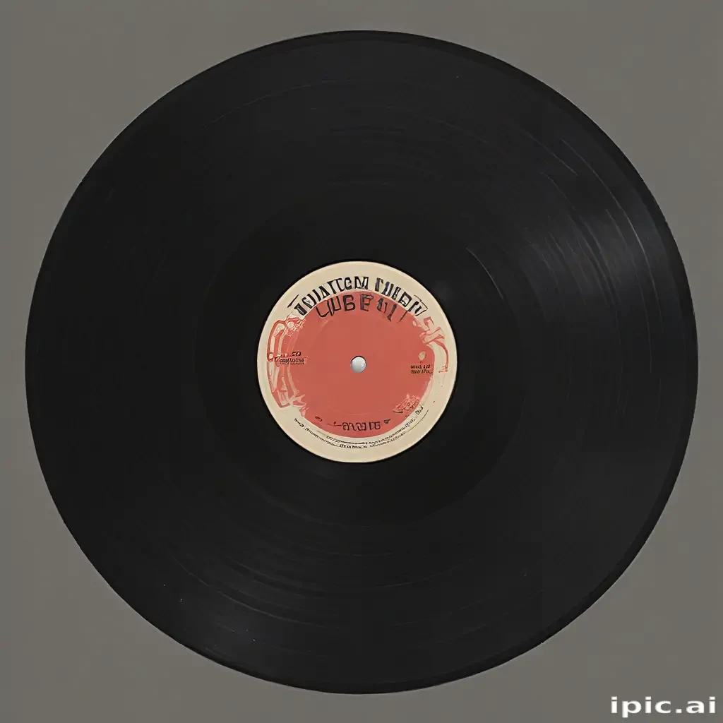 Classic Vinyl Record Displaying Vintage Music Label and Nostalgic Design