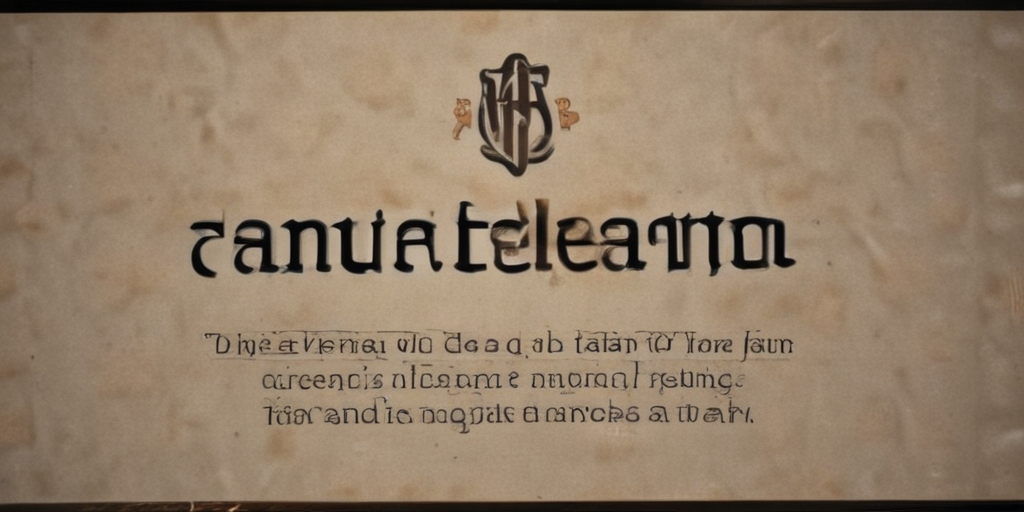 Ancient Script Revealing Mystical Knowledge from a Forgotten Era