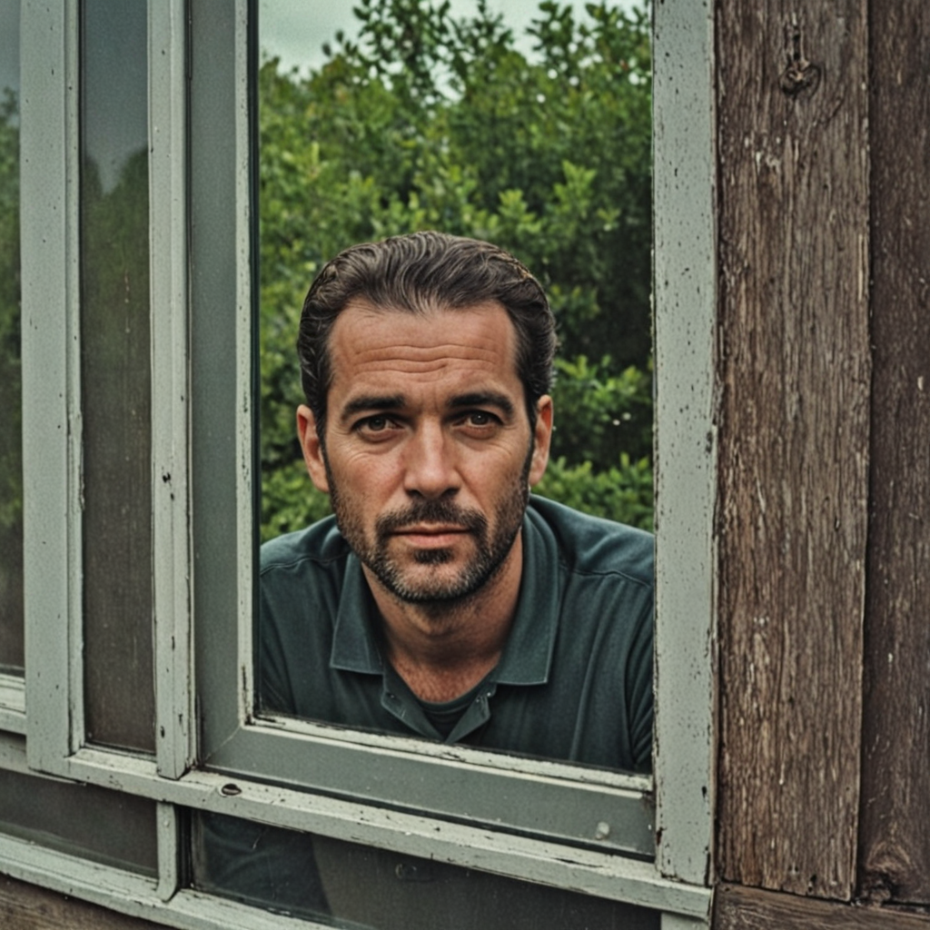 A man outside my window