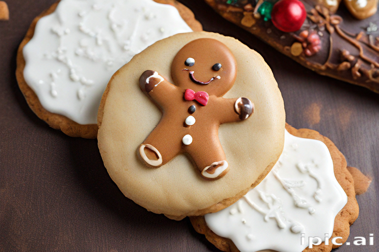 Deliciously Decorated Gingerbread Man Cookie Perfect for Holiday ...
