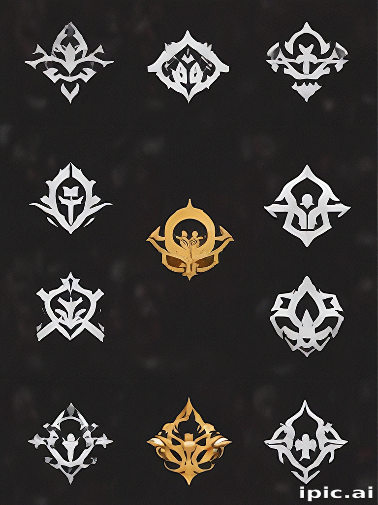 Collection of Intricate Logos Featuring Unique Designs and Symbolic ...