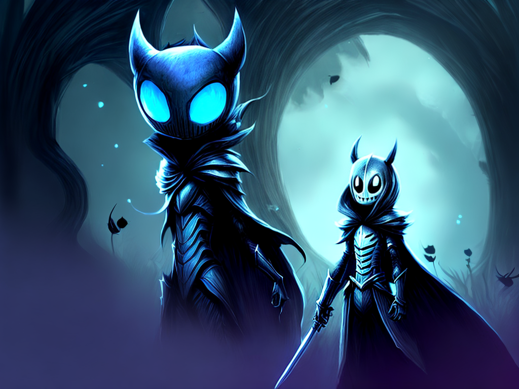 Hollow knight in human version