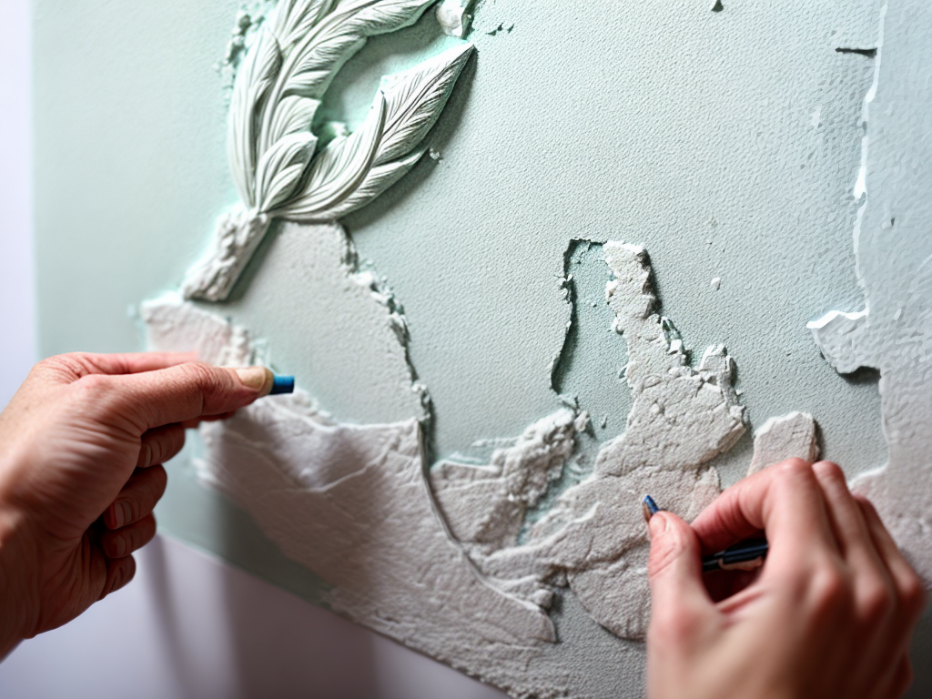 DIY plaster bas-relief