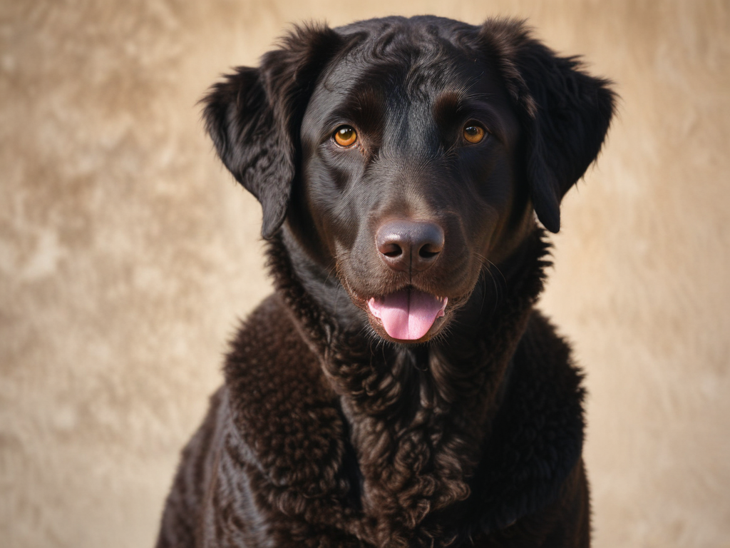 A Playful Black Labrador Retriever with a Warm Smile and Shiny Coat.