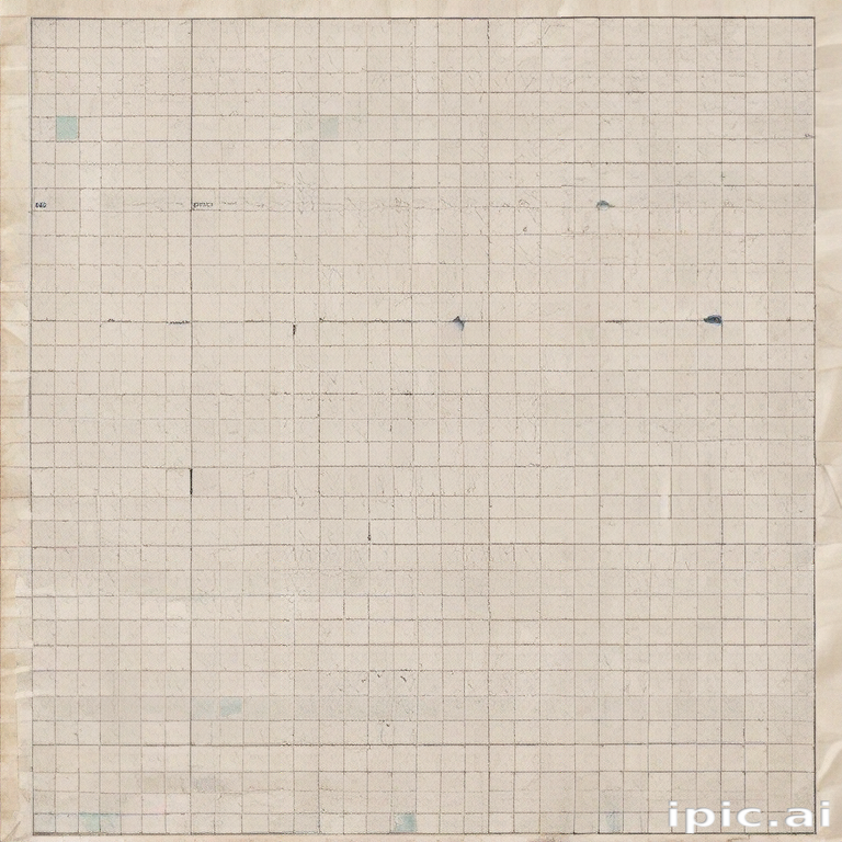 Blank Graph Paper with Light Grid Lines and Minimal Ink Marks