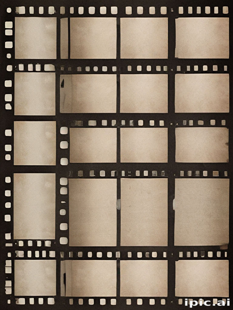 Empty Vintage Film Strip Ready for Creative Storytelling and ...
