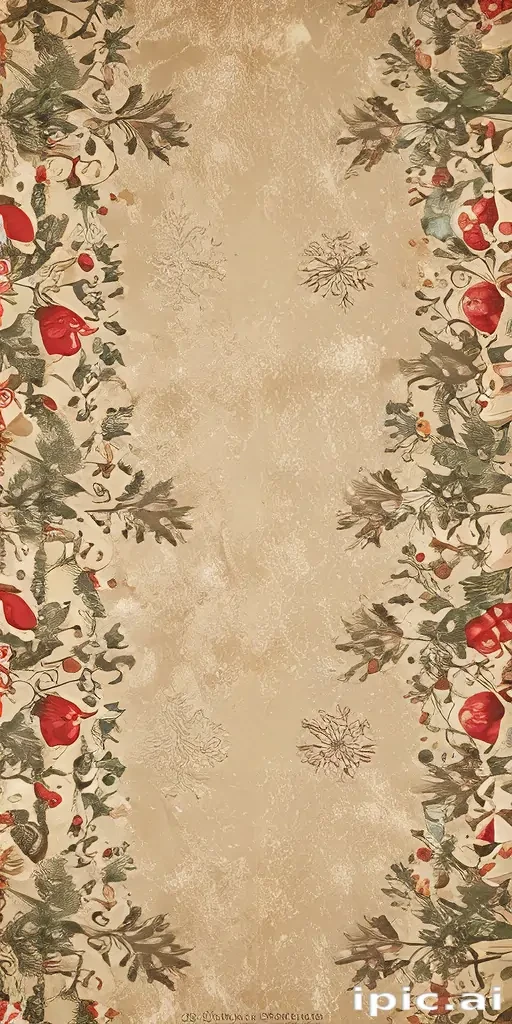 Elegant Vintage Wallpaper Design Featuring Floral Patterns and Soft ...