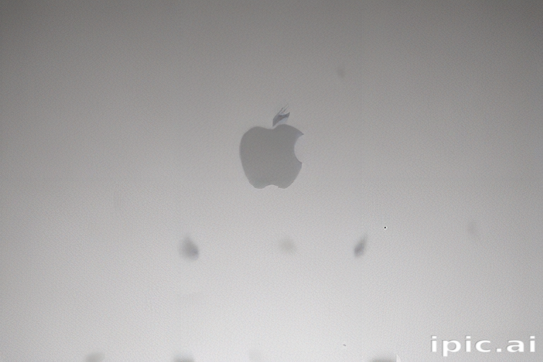 Minimalist Image Featuring the Iconic Apple Logo on a Soft Background