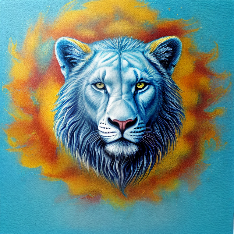 A LEO ZODIAC SIGN WITH COOL