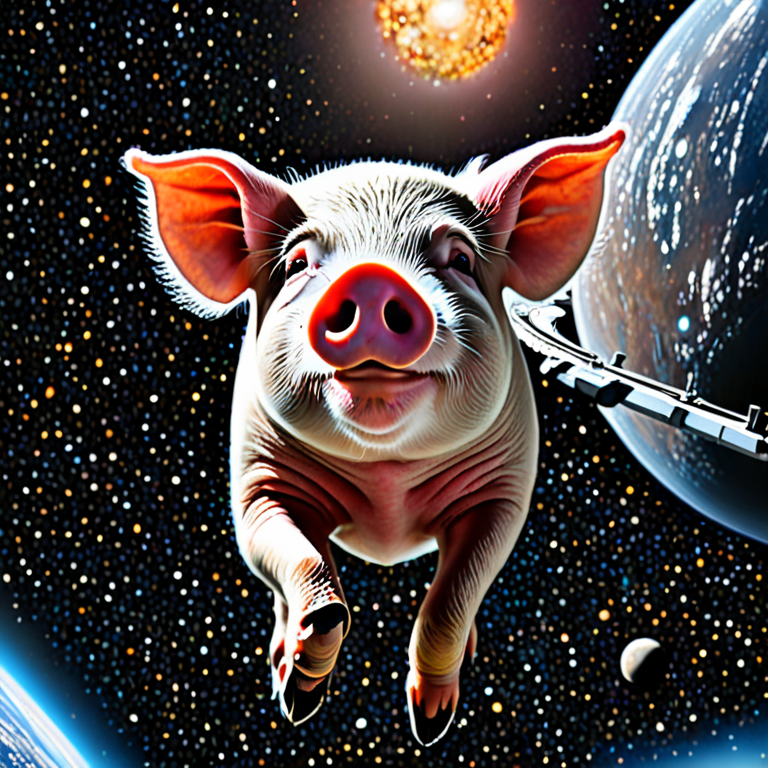 Pigs in space