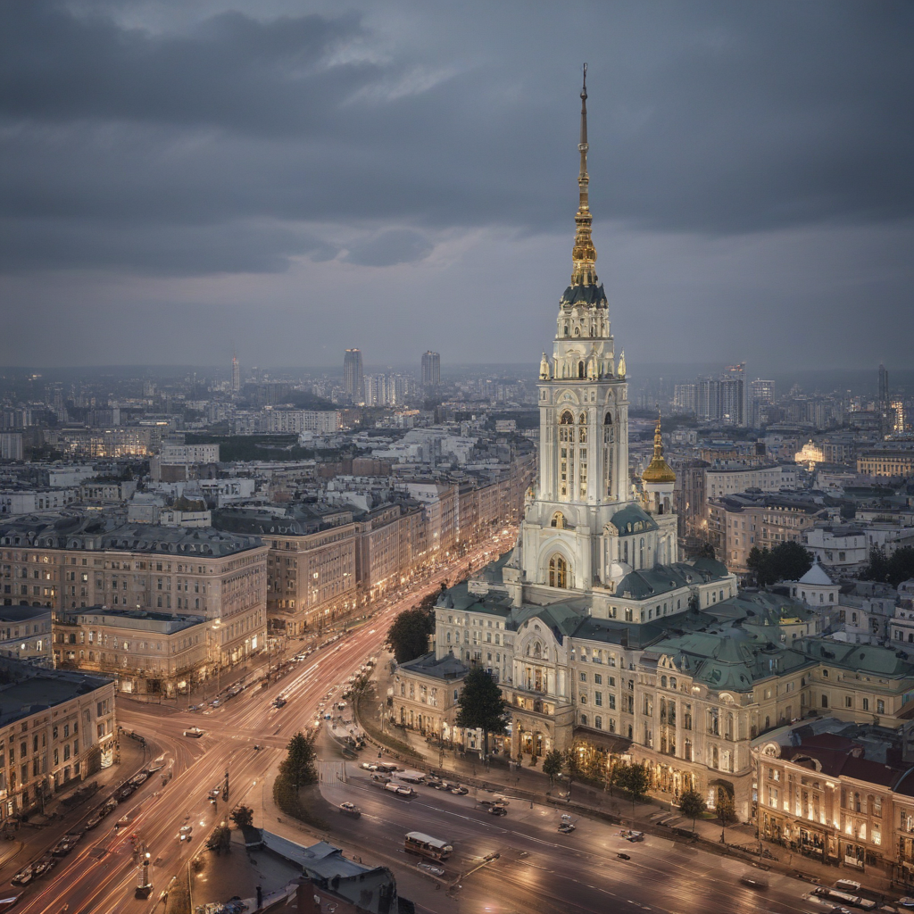 Kyiv city downtown