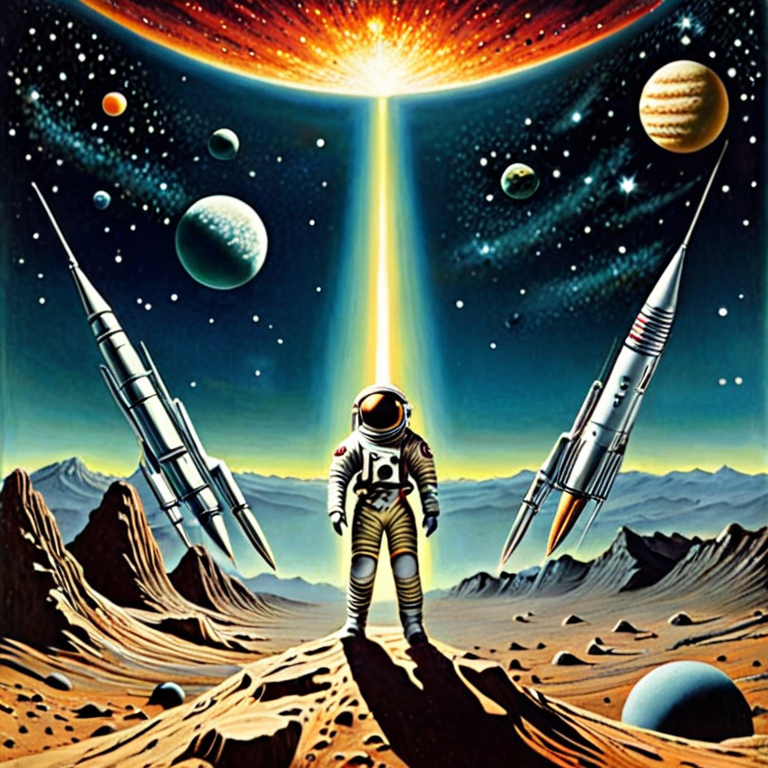 space ritual surreal art