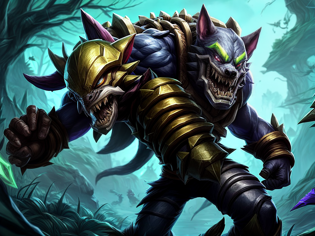 league of legends warwick carry as jungle and win the game